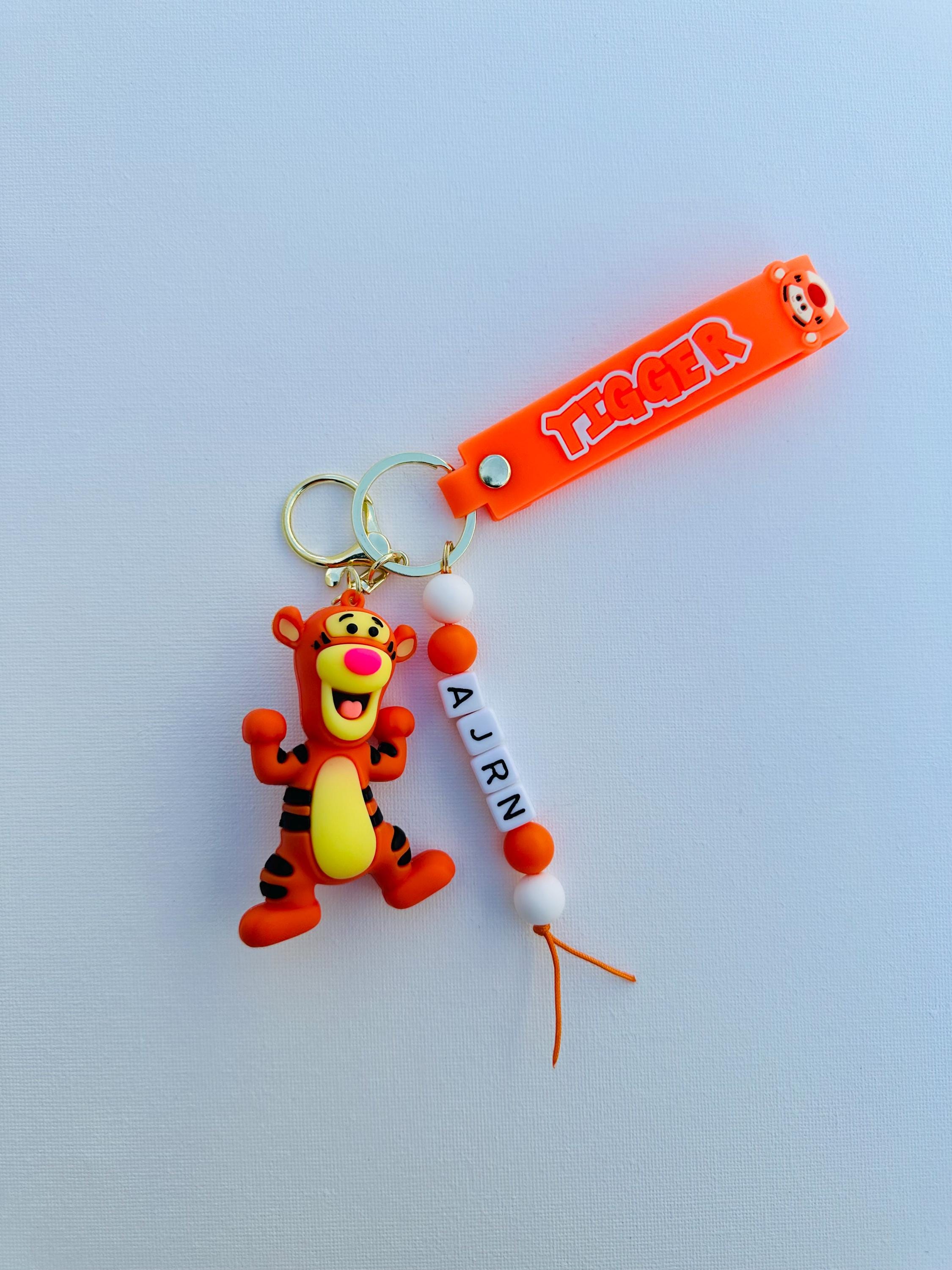 Winnie the Pooh Keychain W/name /tigger Keychain W/name /pendant ...