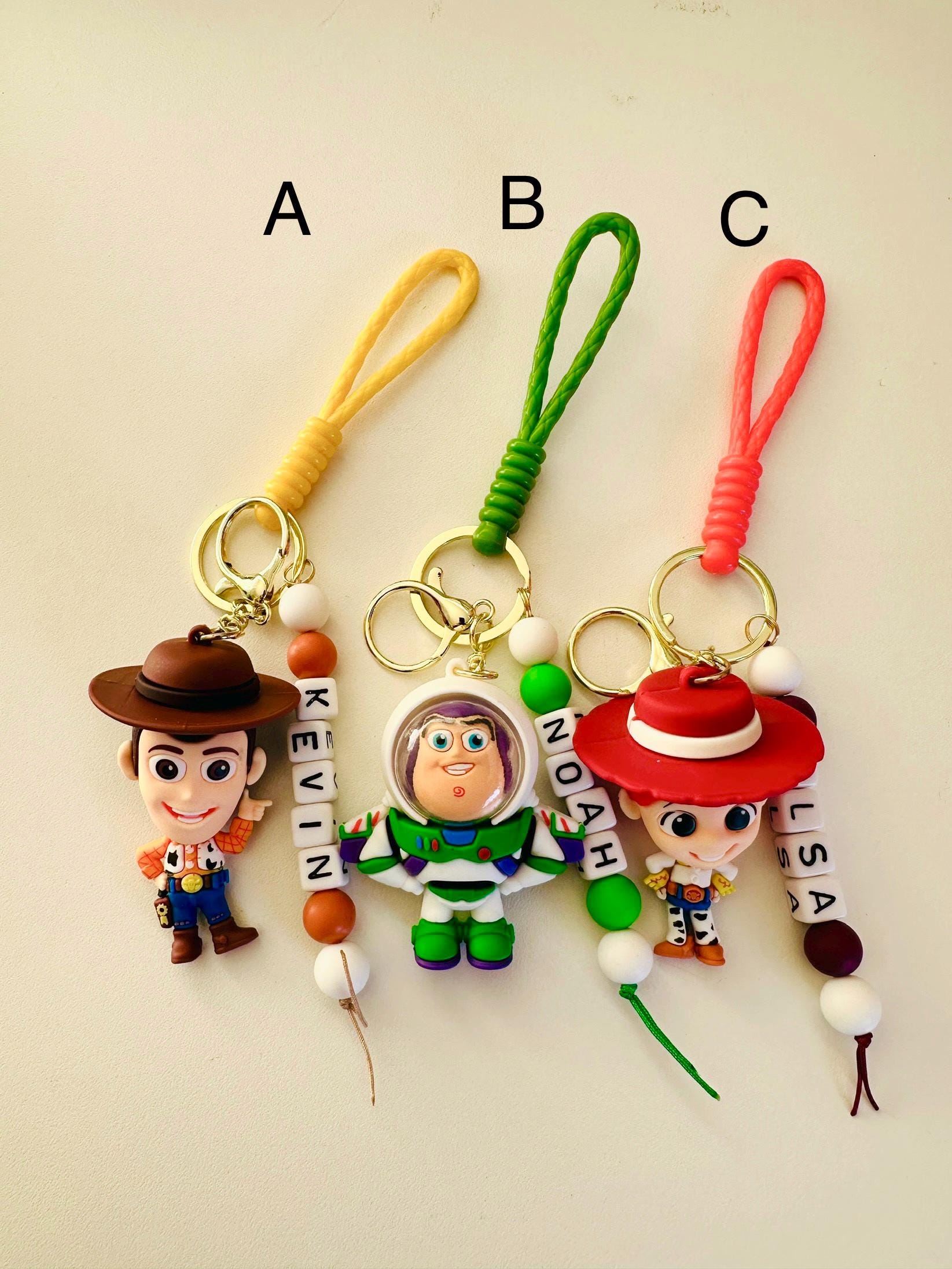 Toy Story Keychain/ Woody Keychain/ Buzz Lightyear Keychain/ Jessie ...