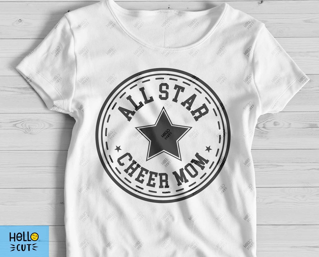 All Star Cheer Mom Svg, Cheer Mom Svg, All Star Svg, Cheer Mom Life SVG ...