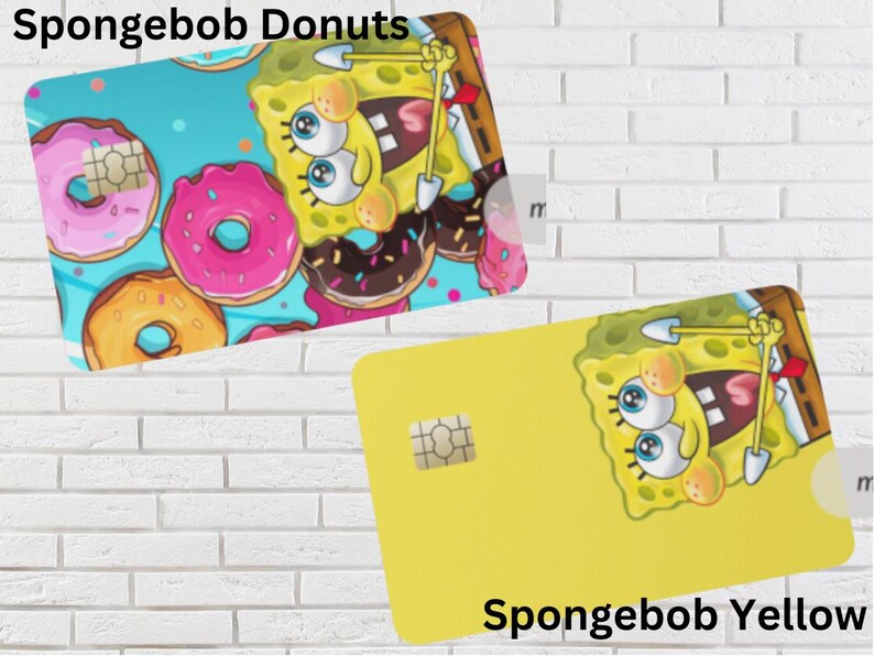 Spongebob Patrick Star Credit/debit Card Cover Sticker Bank Skin ...