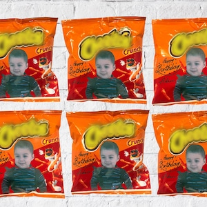 Personalized CHIP BAG Cheese Cheeto Bags Filled Bags Custom Cheese ...