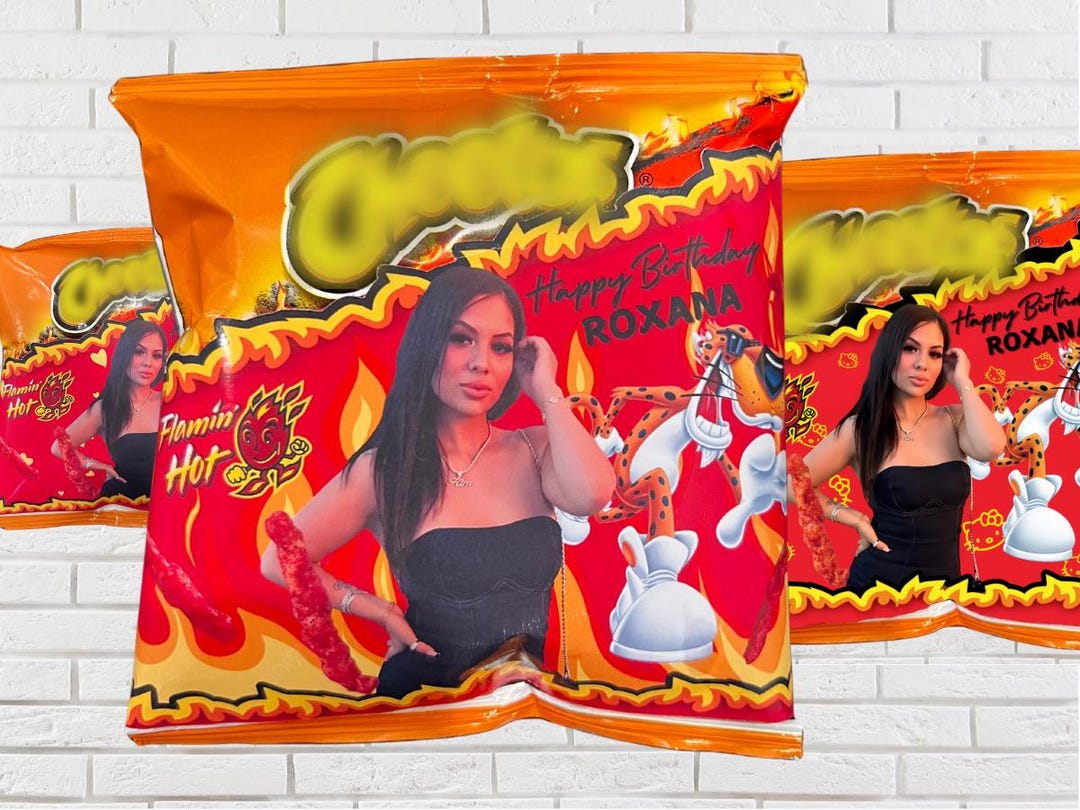 Personalized CHIP BAG Hot Cheeto Bags Filled Bags Custom Hot Cheeto ...