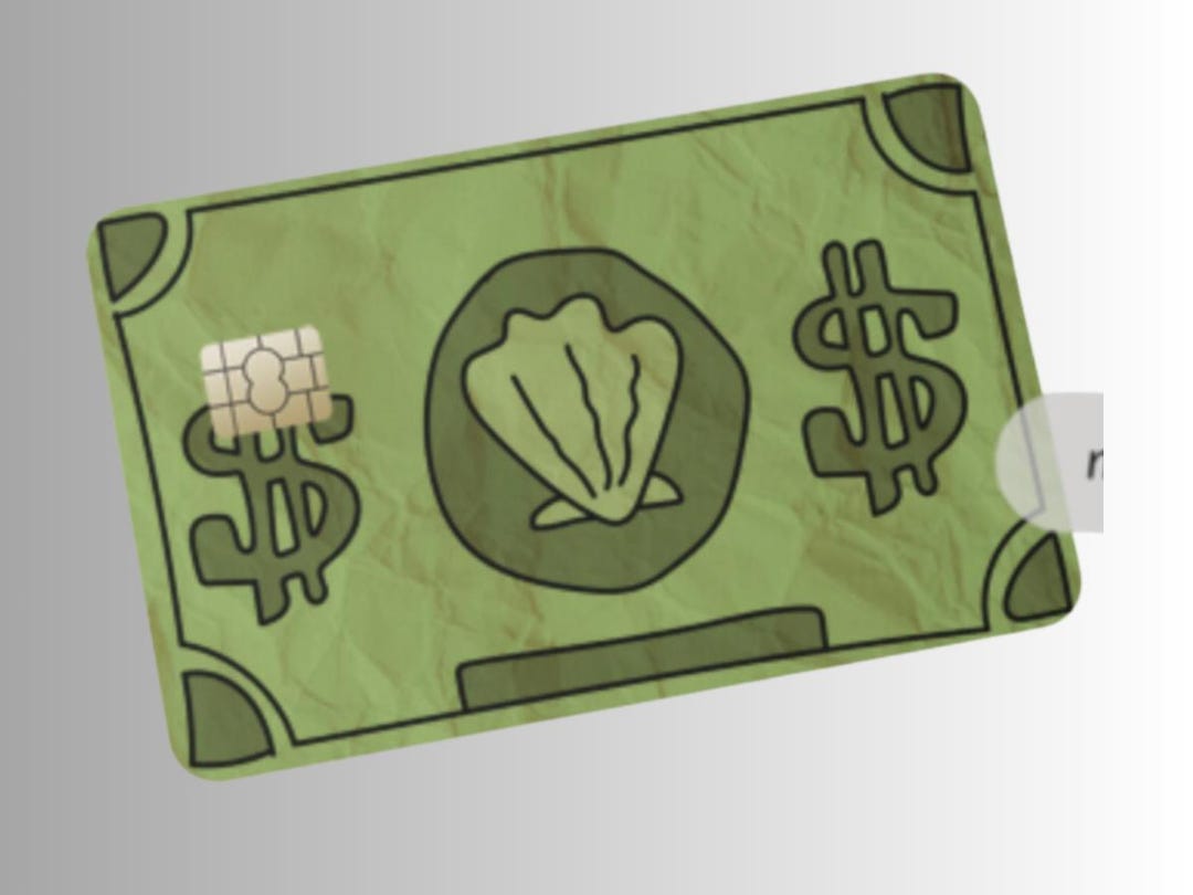 Sea Money Spongebob Credit/debit Card Cover Sticker Bank Skin STICKER ...