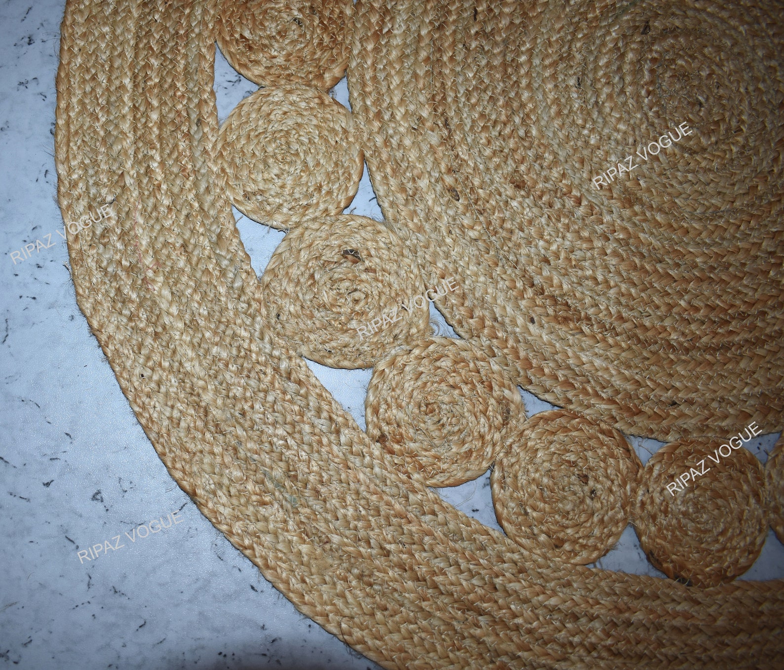 Rug Natural Jute Hand Braided Natural Fiber Jute Area Rug - Etsy