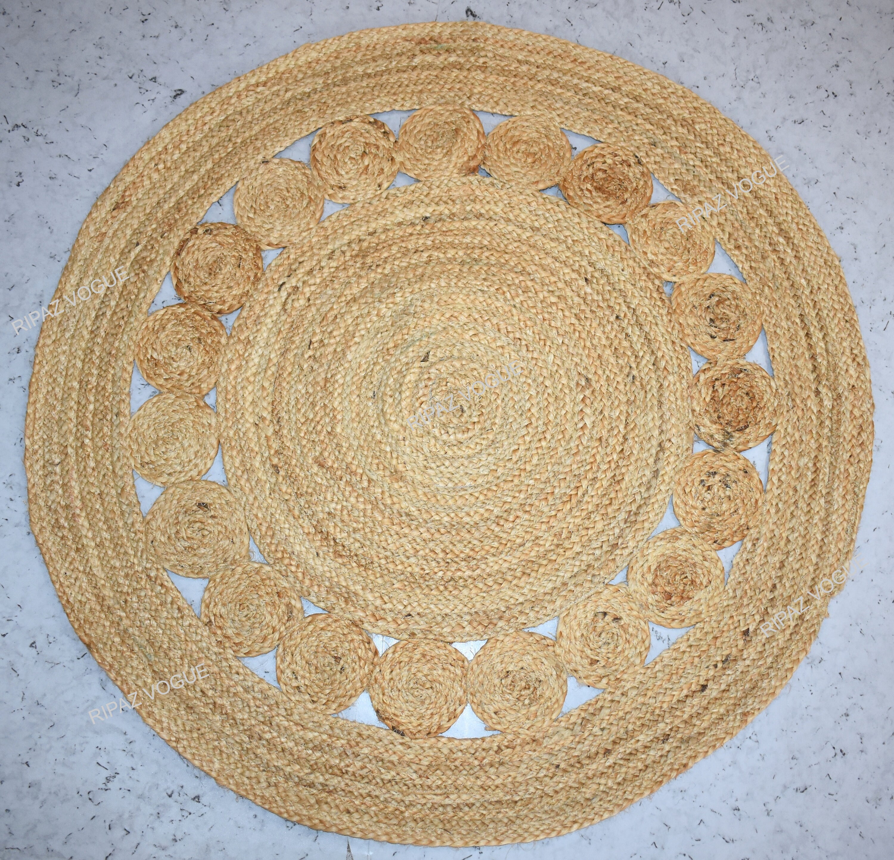 Rug Natural Jute Hand Braided Natural Fiber Jute Area Rug - Etsy