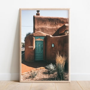 Albuquerque New Mexico Photography Adobe Building Print Southwest Wall ...