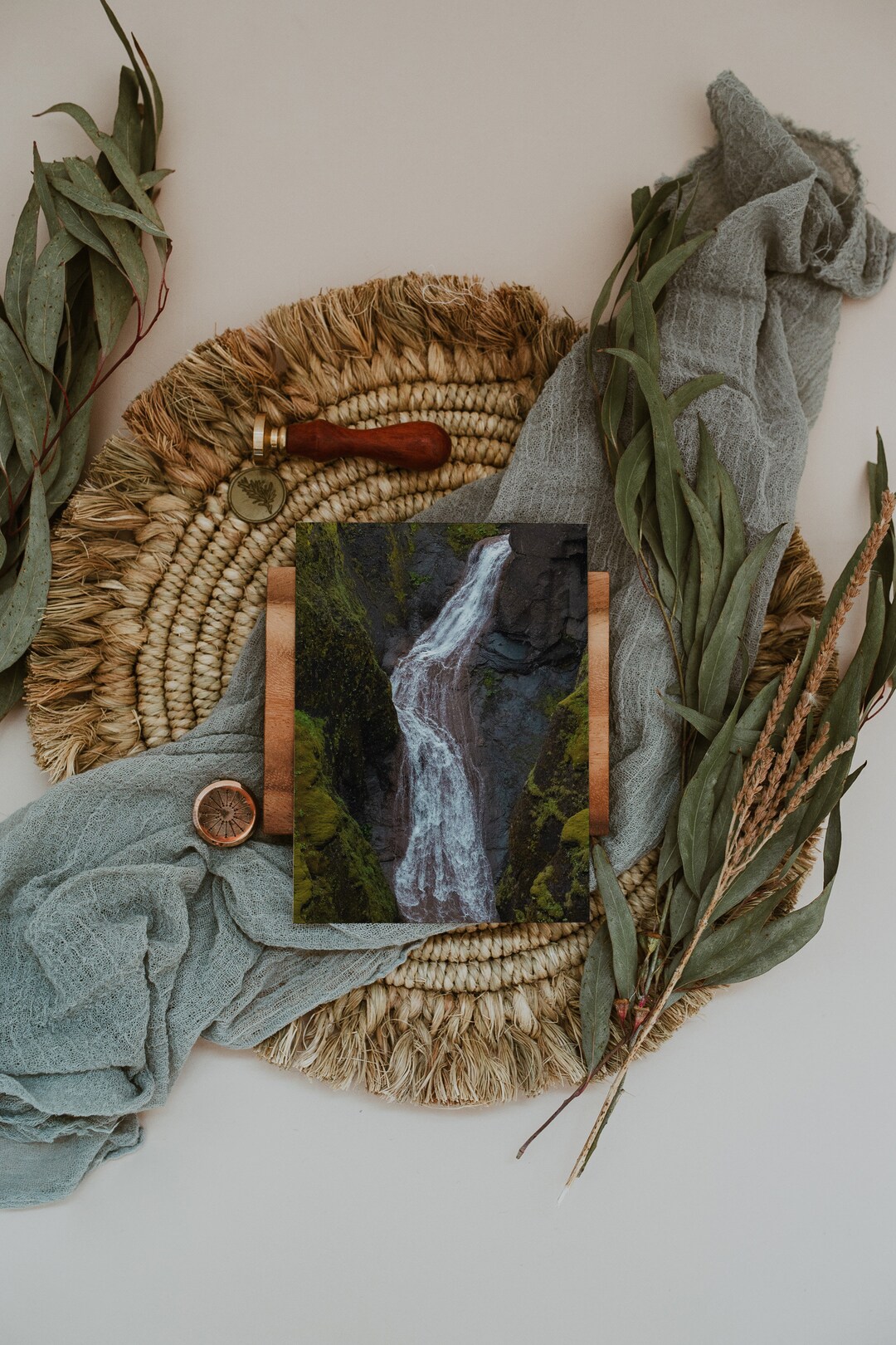 Iceland Waterfall 5x7 Postcard | Fjaðrárgljúfur Photography Print - Etsy