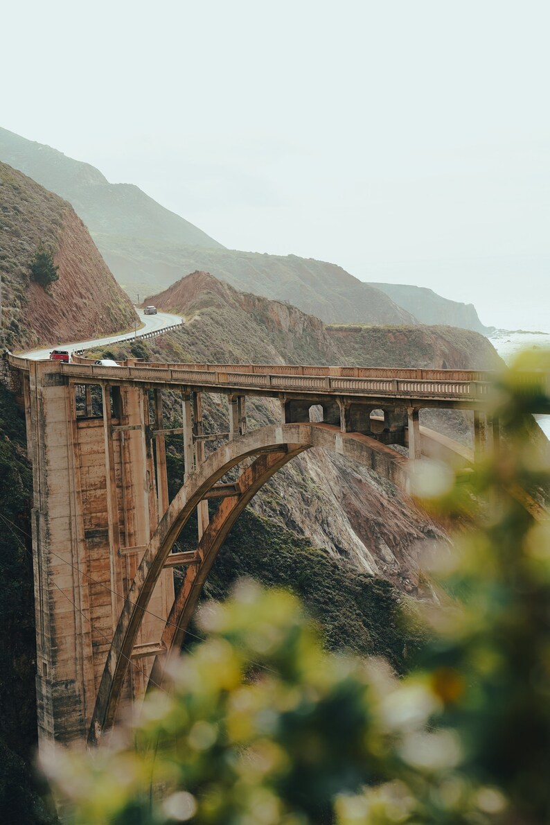 Big Sur Bixby Bridge Photography Print Monterey County Wall Art ...