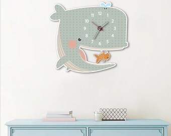 Animal Wall Clock | Etsy