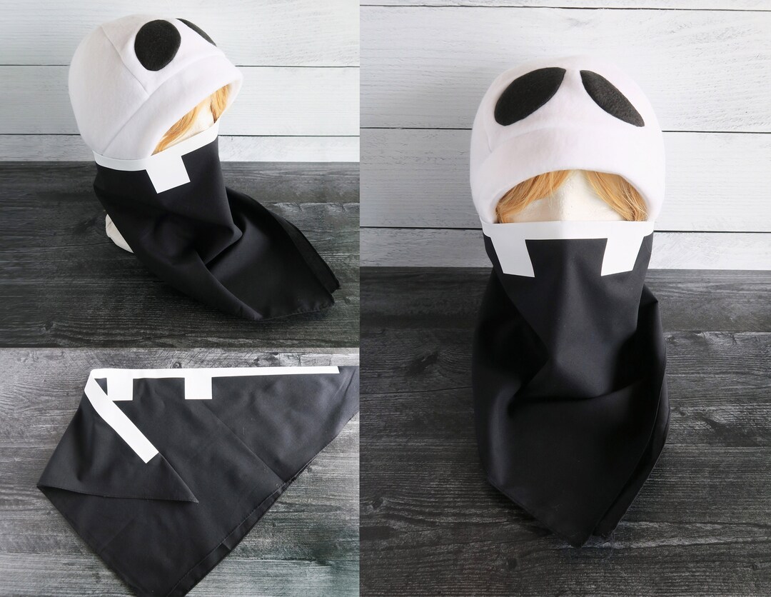 Skull Bandana Ready to Ship Halloween Costume - Etsy