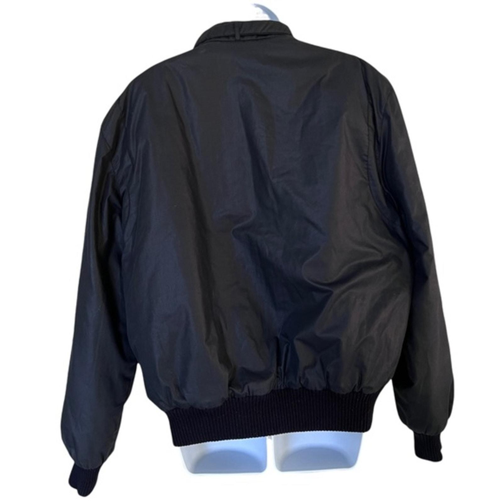 Members Only Vintage Black Jacket 80s Coat 42 Mens L Classic Iconic ...