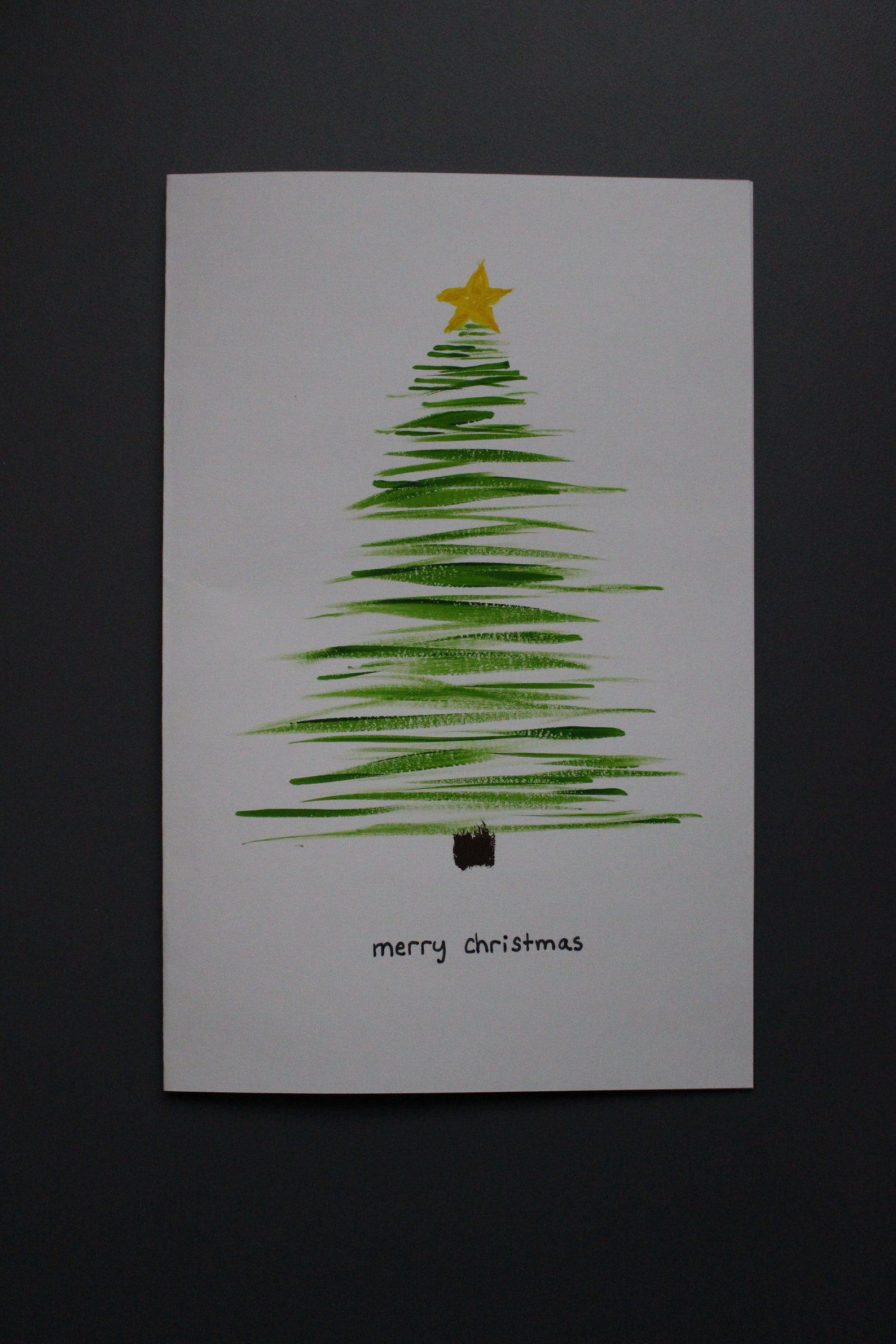 6 Handmade Painted Christmas Cards - Etsy Canada