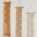 Modern Macrame, Long Narrow Wall Art, Vertical Wall Decor, Eclectic ...