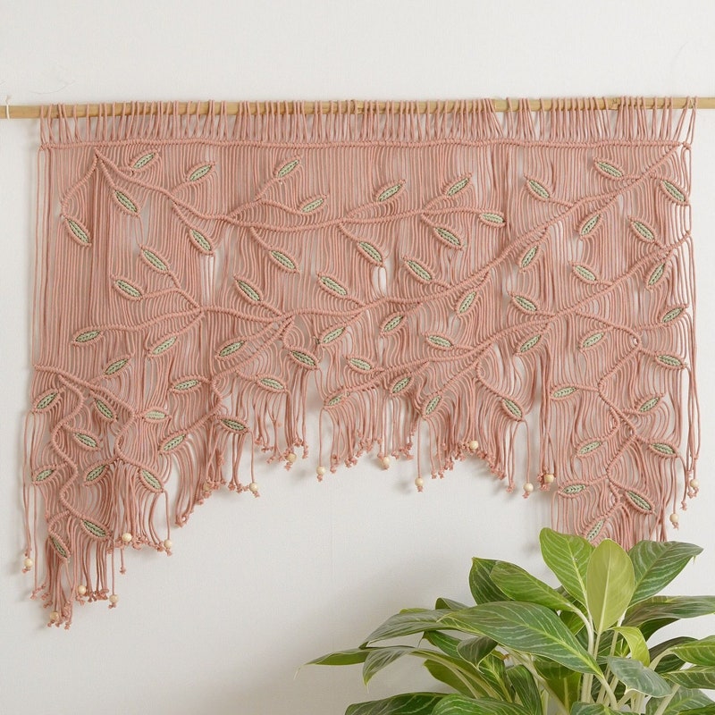 Macrame Valance - Etsy