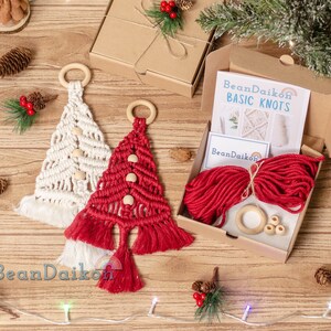 Macrame Christmas Tree DIY KIT Christmas Craft Gifts - Etsy