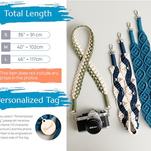 Personalized Camera Strap, Macrame Bag Strap, Boho Camera Strap ...
