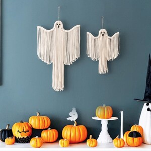 Halloween White Ghost, Ghost Decorations, Hanging Ghost, White Ghost ...