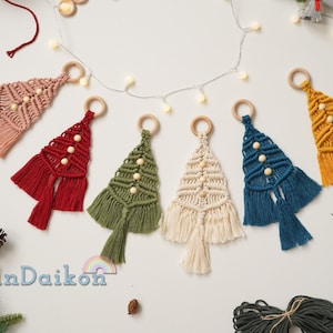 Macrame Pattern Christmas Tree PDF Download, Advanced Pattern, Macrame ...