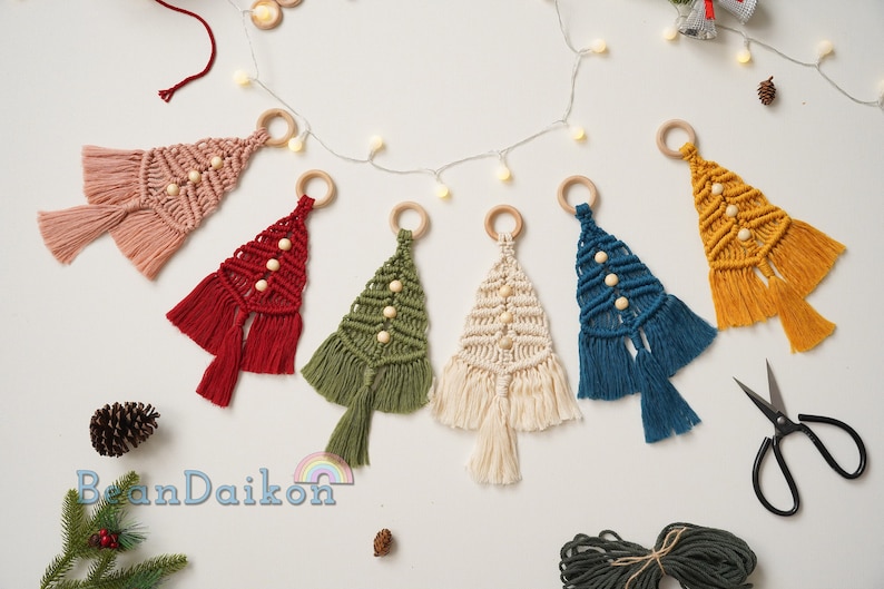 Christmas Tree Macrame Pattern PDF Instuction How to Pattern - Etsy