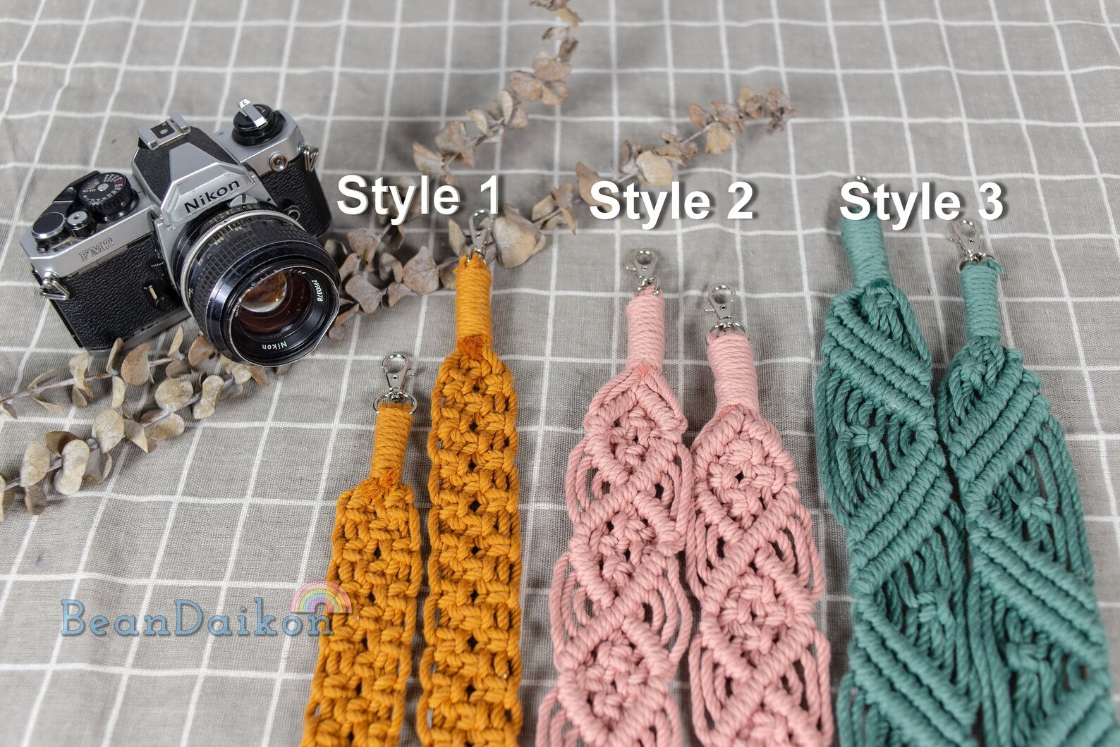 Personalized Camera Strap Macrame Bag Strap Boho Camera - Etsy