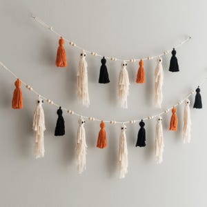 Ghost Bunting for Mantle, Ghost Bunting, Boo Garland, Halloween Home ...