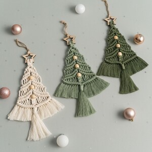 Boho Macrame Christmas Tree Wall Hanging, Macrame Christmas Tree ...