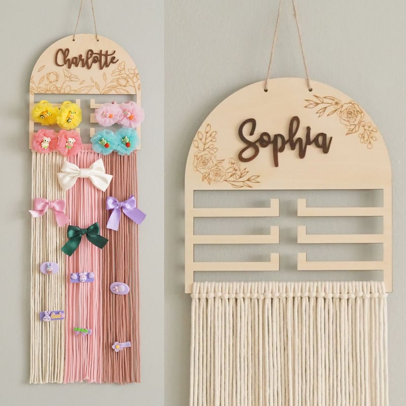 Hair Clip Rainbow Holder - Etsy