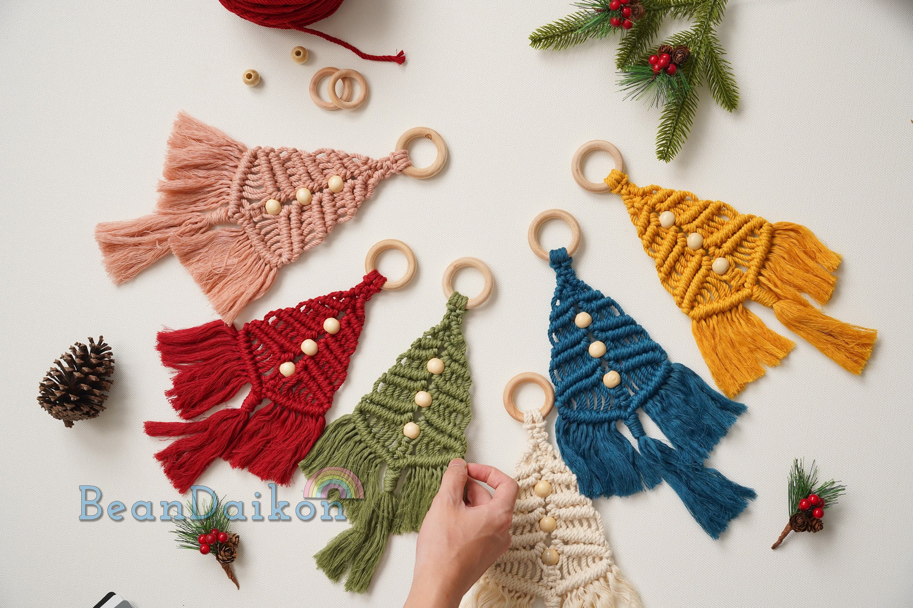 Macrame Pattern Christmas Tree PDF Download, Advanced Pattern, Macrame ...