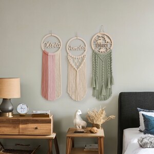Macrame Name Sign Kit, Adult Craft Kit, Macrame Wall Decor, Gift for ...