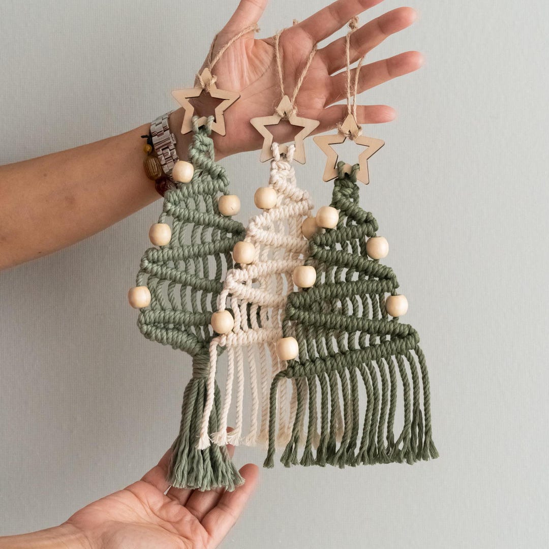 Christmas Craft Kit, Christmas Tree Kit, DIY Christmas Decor, Mini ...