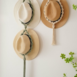 Hat Storage Pattern, Crafting Macrame, PDF Hat Holder, Patterns and How ...