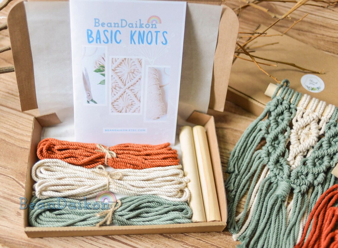 Easy Macrame Craft Kit Macrame Beginner Kit DIY Craft Kit | Etsy