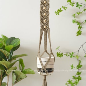 Pattern Plant Hanger, Macrame Pdf, Wall Hanging Pattern, Macrame Decor ...