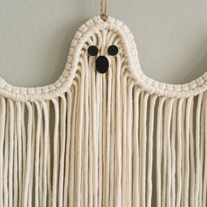 Macrame Halloween Ghost, Rope Ghost, Halloween Ghost, Ghost Decorations ...