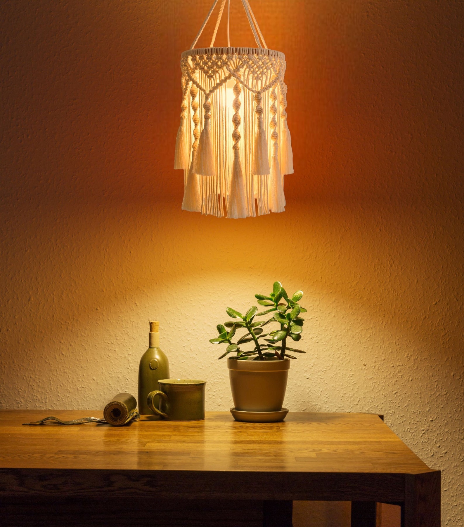 Schone Pendelleuchte Boho Style Bild