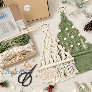 Macrame DIY Christmas Tree Macrame Craft KIT Christmas Gift - Etsy