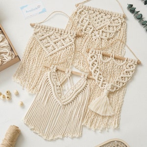 Macrame DIY Kit, Macrame Hanging, Art Kits for Teens, Macrame Wall Decor, Diy Holiday Craft, Diy ...