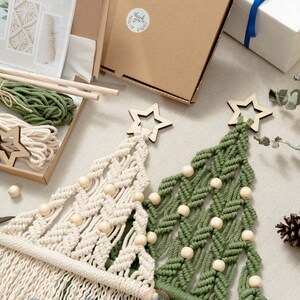 Macrame DIY Christmas Tree Macrame Craft KIT Christmas Gift - Etsy