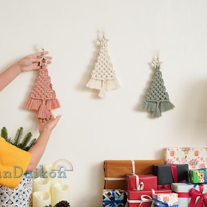 Macrame Pattern, DIY Christmas Tree, Easy Beginner Pattern, Christmas ...