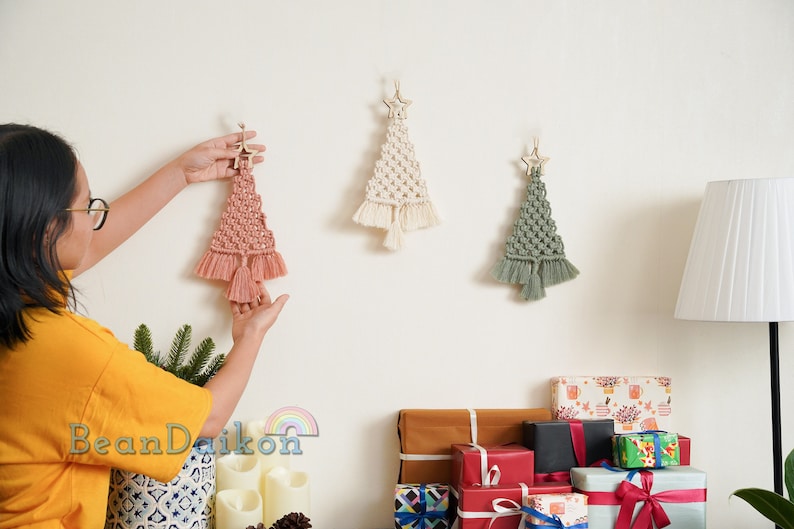 Macrame Pattern DIY Christmas Tree Easy Beginner Pattern - Etsy