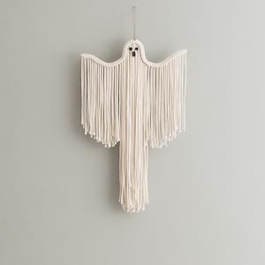 Macrame Halloween Ghost, Rope Ghost, Halloween Ghost, Ghost Decorations ...