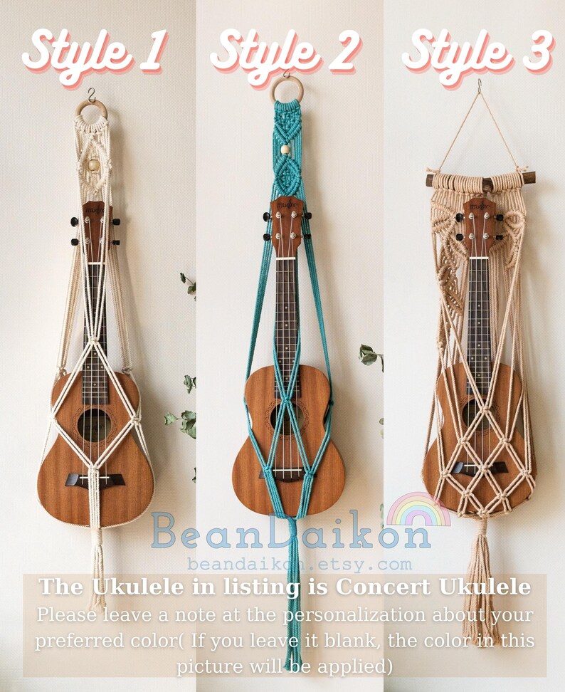 Ukulele Holder Modern Wall Decor Musical Instrument Club - Etsy