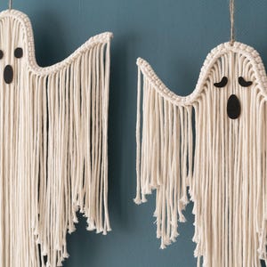 Macrame Ghost, Witchy Decor, Retro Halloween, Spooky Wall Art, Gifts ...