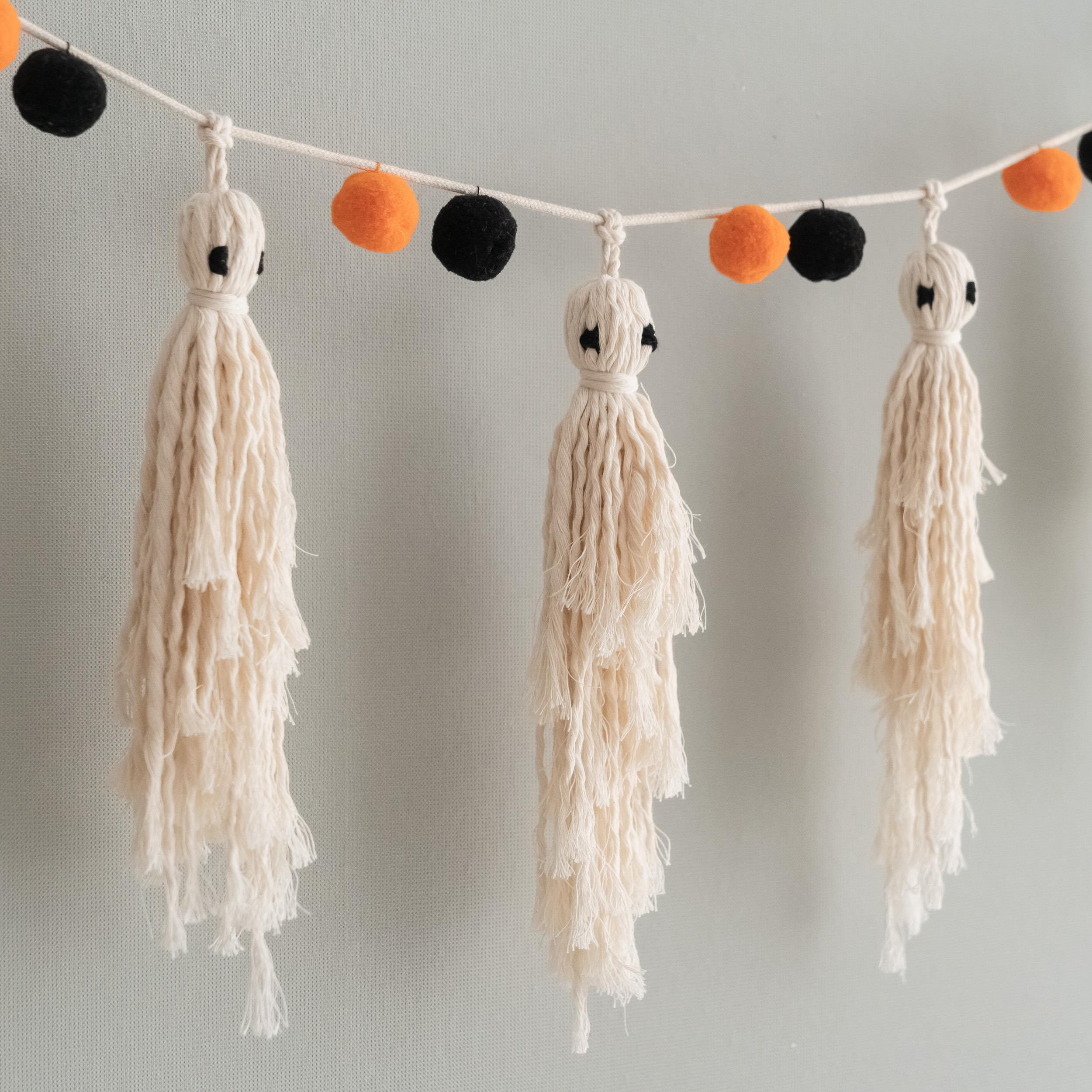 Halloween Decor, Macrame Halloween Decor, Scary Halloween, Halloween ...