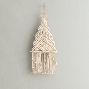 Macrame Craft Kit, Christmas Tree Kit, Kit for Adults, Macrame ...