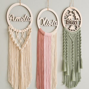 Macrame Name Sign Kit, Adult Craft Kit, Macrame Wall Decor, Gift for ...