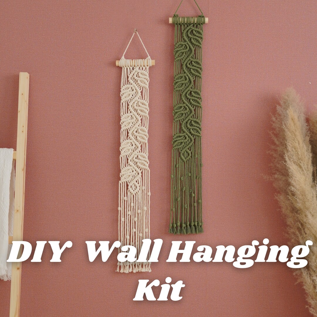 DIY Macrame KIT, Unique Decor, Diy Macrame, Do It Yourself Kits ...