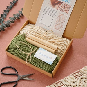 DIY Macrame KIT, Unique Decor, Diy Macrame, Do It Yourself Kits ...