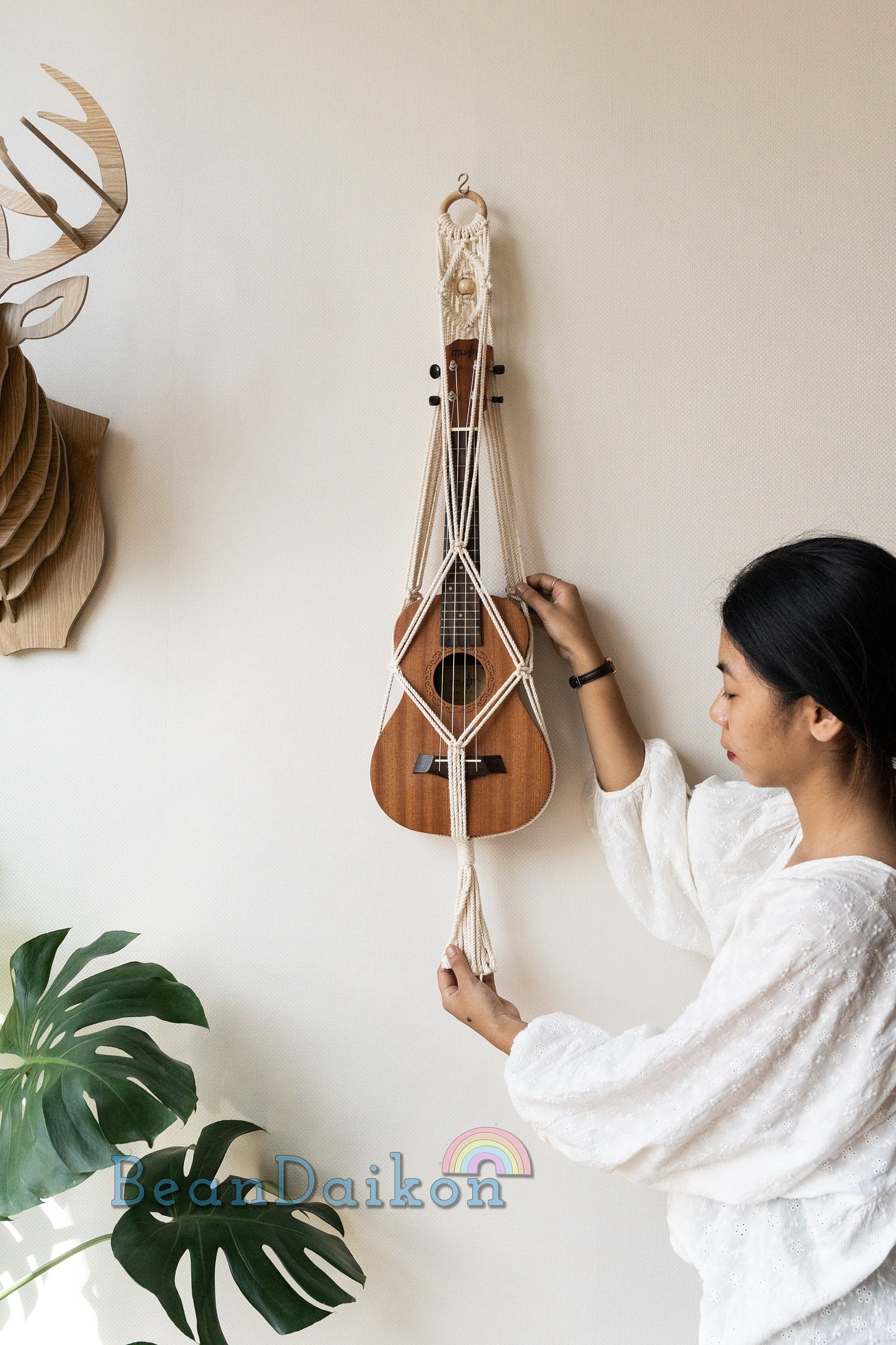 Ukulele Holder Modern Wall Decor Musical Instrument Club - Etsy