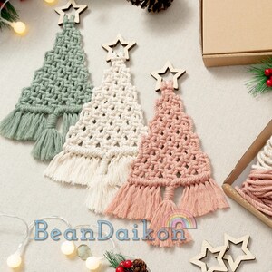 Macrame Pattern DIY Christmas Tree Easy Beginner Pattern - Etsy